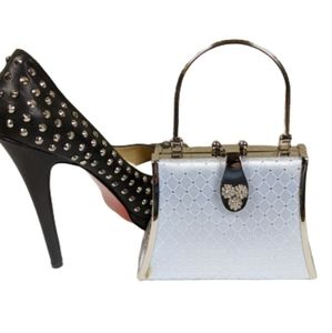 Bags | Adorable Mini Handbag Silver | Poshmark